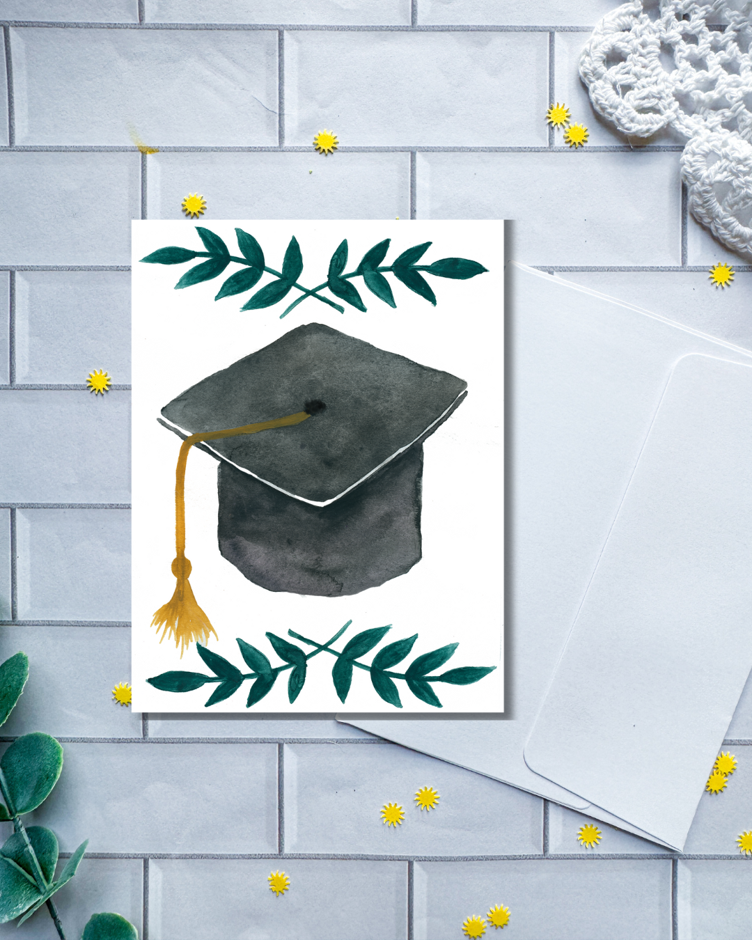 Graduation Cap | Greeting Card – Sunshine Dust Co.